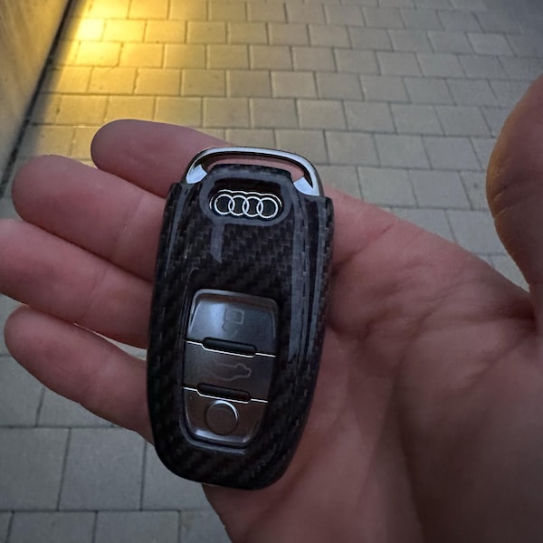 Premium Genuine Carbon Fiber AMG Key Fob Cover Pack for Mercedes A45 ...