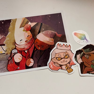 Splatoon Stickers Squid Sisters off the Hook Agents 3 and - Etsy