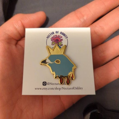 Hereditary Pigeon King Paimon Hard Enamel Pin - Etsy