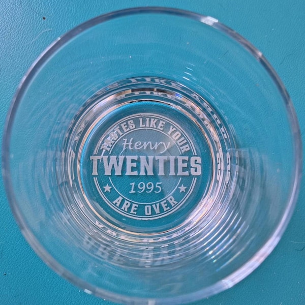 Custom Etched Handwriting Rock Glass - Engrave Your Handwritten Message ...