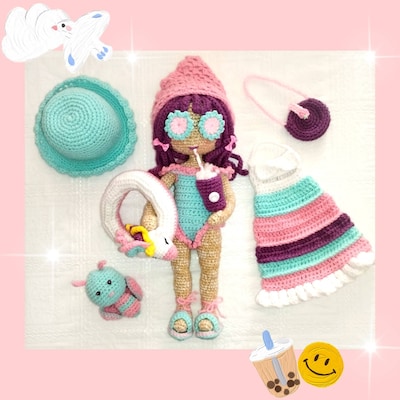 Crochet Doll Pattern Ruby Doll Amigurumi Doll Pattern PDF - Etsy