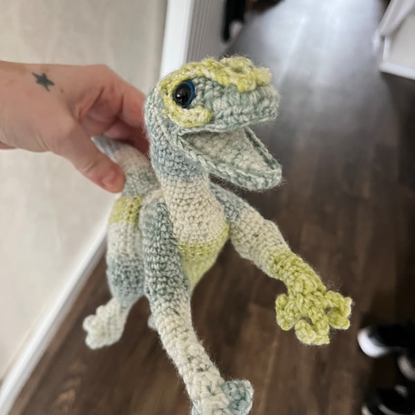 Velociraptor Pattern by Crafty Intentions DIGITAL PDF Downloadable - Etsy