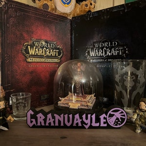 World of Warcraft Name Plate, Warcraft Decor, WOW Decor, Personalized ...