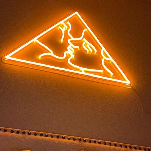 AESTHETE Neon Sign Light Office Living Room Interior Design, Neon Sign ...