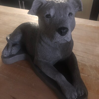 Pitbull Statue, Concrete Statues. Pit Bull Dog Statue, Garden Statues ...