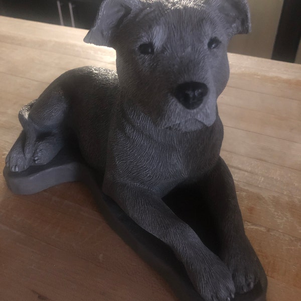 Pitbull Statue, Concrete Statues. Pit Bull Dog Statue, Garden Statues ...