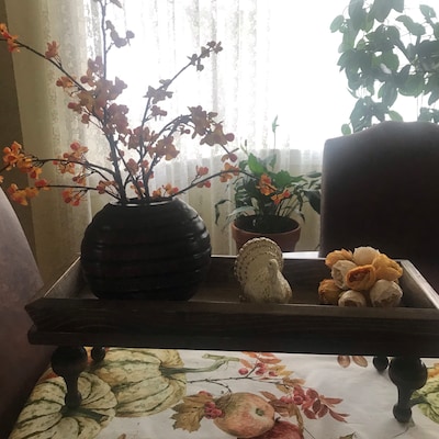 Wood Riser With Feet Modern Farmhouse Decor Rustic Home Decor - Etsy