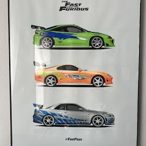 Honda Civic Type R FL5 Inspired Wall Art Wall Decor Car Poster Multi ...