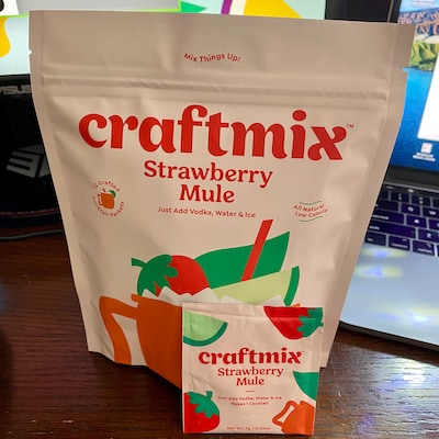 Craftmix Cocktail Mix Mango Margarita Flavor, Skinny Natural Low ...