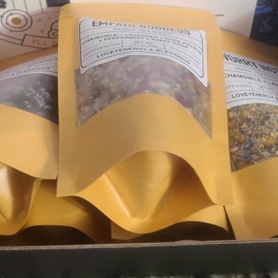 Loose Leaf TEA Starter KIT Organic Tea Gift Set Tea Gift BOX Ready to ...