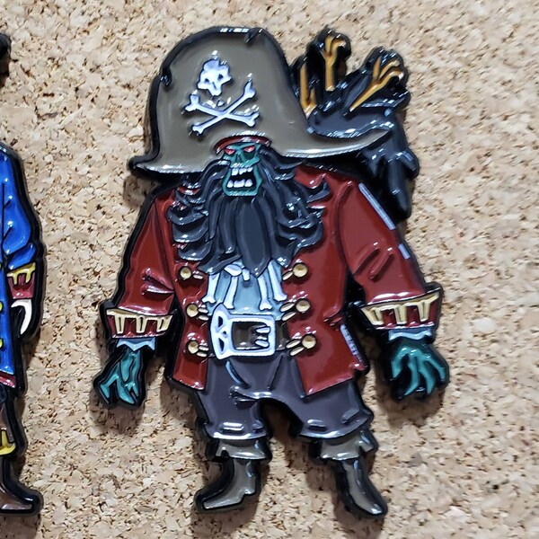 Monkey Island 2 Lechuck's Revenge Zombie Pirate Lechuck V2 Enamel Pin ...