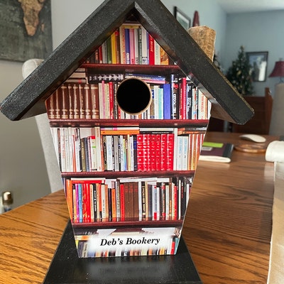 Book Nook Birdhouse - Etsy