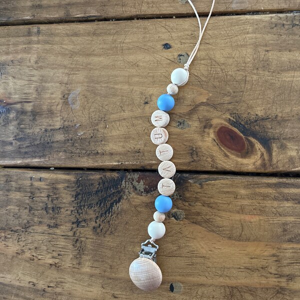 Personalized Pacifier Clip - Custom Pacifier Clip - Gift - Etsy