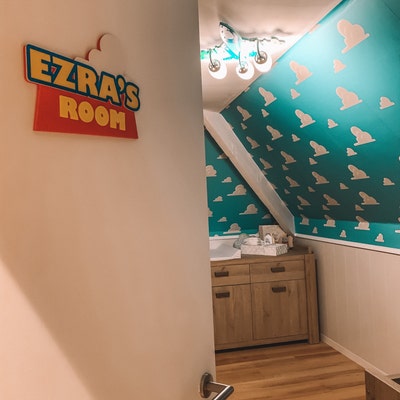 Toy Room Door Name Sign Custom Made 3D Printed Story Sign for a ...