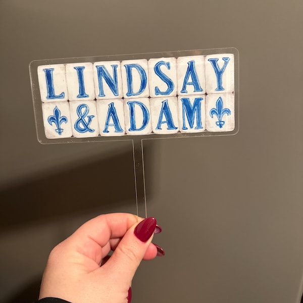 Custom Printed Cake Topper, Photo Cake Topper, Acrylic Cake Topper ...