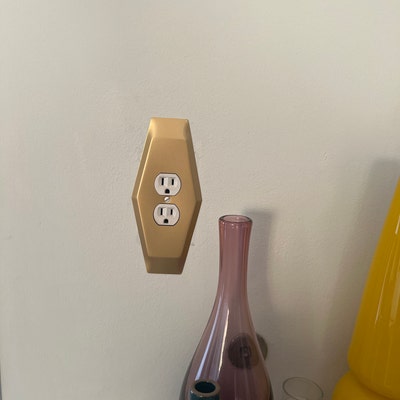 Hexo Painted Mid Century Modern Atomic Hexagon Light Switch Outlet ...