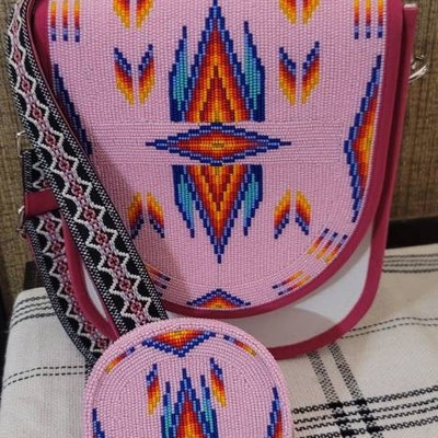 Beliacci Canvas Crossbody Shoulder Bag. Handmade Native American Style ...