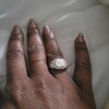 Personalized Sterling Silver CZ Monogram Ring - Elegant Initial Jewelry ...