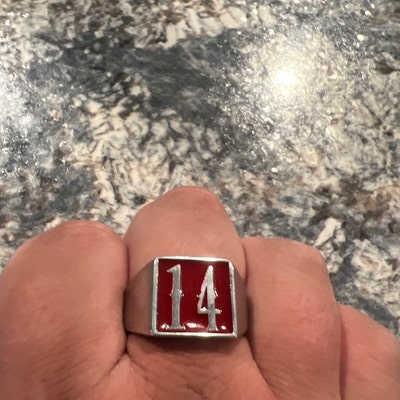 Customized 5 Letters Monogram Ring Name Ring Personalized - Etsy