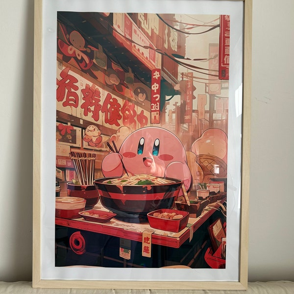 Mario Kart, Retro Japanese Poster, Digital Download, Mount Fuji, Anime ...