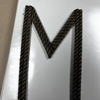 6 Rope Letters Personalize for Nautical Nursery Wedding - Etsy Canada