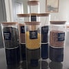 335 Minimalist Black Jar Labels, Stickers for Organizing Pantry ...