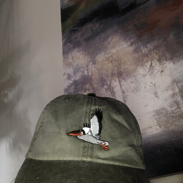 PELICAN BIRD HAT - One Embroidered Wildlife Men Women Baseball Cap ...