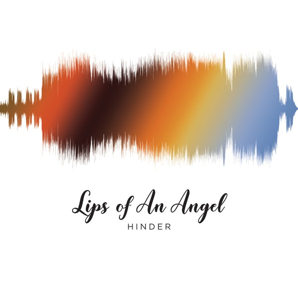 Custom Sound Wave With Lyrics, Printable Digital File, Soundwave Art ...