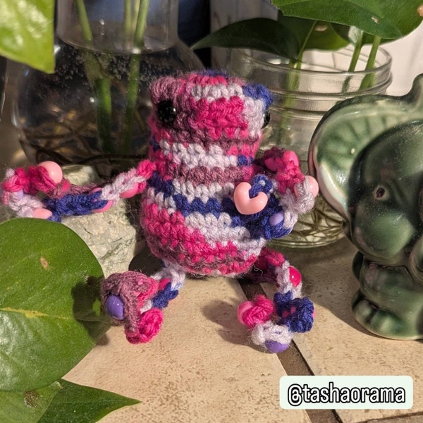 Beaded Fidget Frog Crochet Pattern: Beginner Friendly, No Sew, Sensory ...