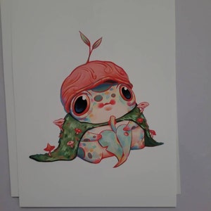 Grandpa Frog With Bill the Tortoise Art Print Original - Etsy