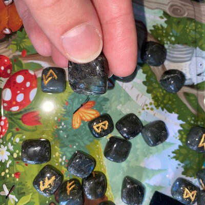 Rune Stones Gift Set Includes 21 Page Guide Book and Free - Etsy