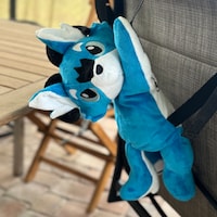 Plush Backpack Sewing Pattern .pdf Tutorial Stuffed Animal Cat Fox ...