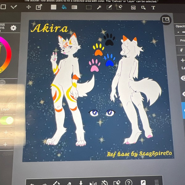 Furry OC Complex Reference Sheet || Furry Commissions - Etsy