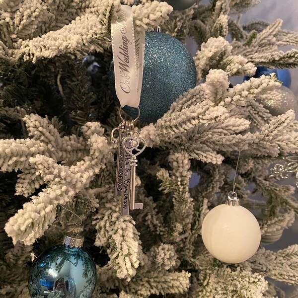 Our First Christmas Married Ornament, Mr and Mrs Ornament, Personalized ...