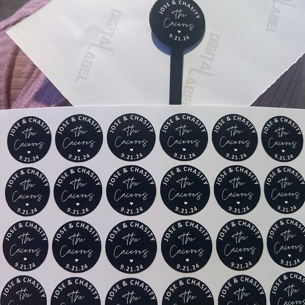 Custom Stir Stick Stickers for Cocktail Drink Stirrers | Personalized ...