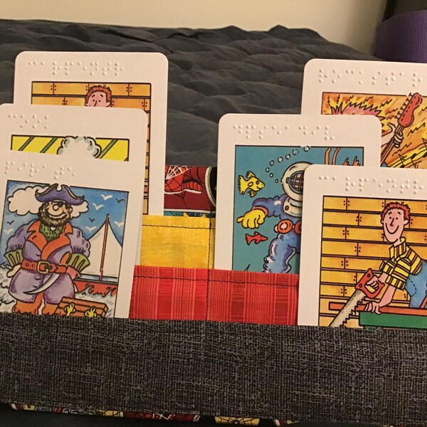 Card Caddy, Card Holder, Playing Card Holder, Child’s Card Holder ...