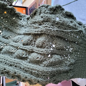 KNITTING PATTERN Snowfall Sweater Scarf Scarf With - Etsy UK