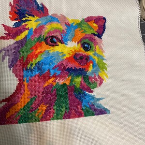 Colorful Calf Cross Stitch Pattern Abstract Rainbow Cow Cross | Etsy