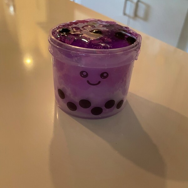 Sour Grape Frozen Boba Slime ~ Icee Slime ~ Jelly Slime ~ Charm Slime ...