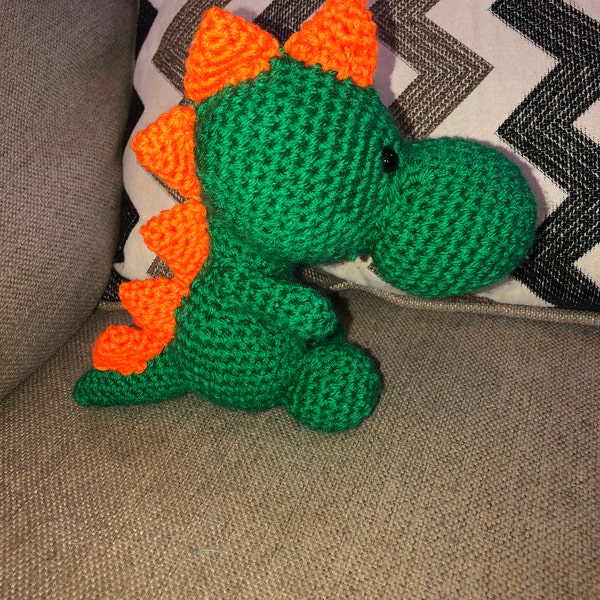 PATTERN: Spike the Stegosaurus - Crochet Dinosaur Pattern - Amigurumi ...