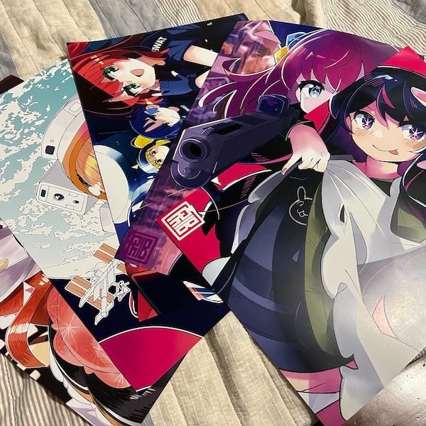 HOLOLIVE - Advent Prison Break Poster 11x17 - Etsy