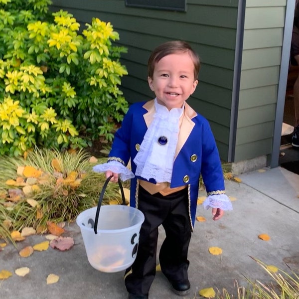 Beast Costume - BLUE Tuxedo Jacket - Prince Costume Tailcoat Beauty and ...