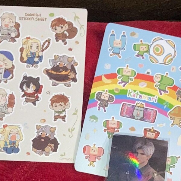 Dungeon Meshi Sticker Sheet: Matte Vinyl Dunmeshi (4x6) - Etsy
