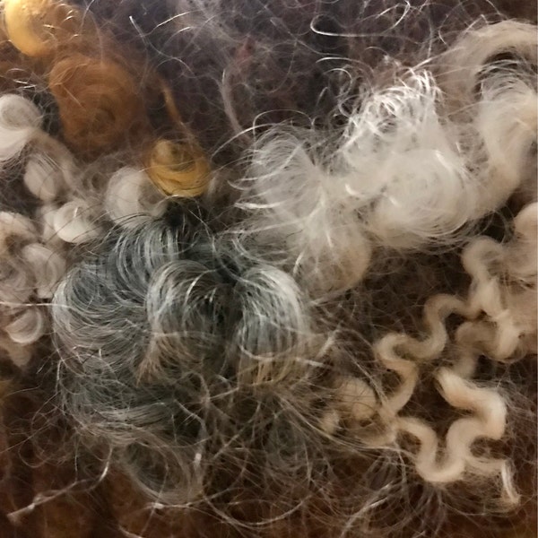 Flax / Linen Fibre. Natural Long Line Bast Fiber for Felting, Felt ...