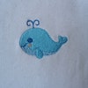 Mini Whale Machine Embroidery Design Small Whale Cute Baby - Etsy