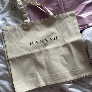 Personalised Large Hen Do Tote Bag Bridal Party Custom Printed Large ...