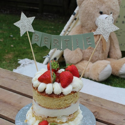 Car Transport Cake Topper, Car, Traffic Lights, Speed Sign Bunting Cake ...