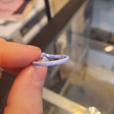 Pencil Ring Yellow and Silver - Etsy UK