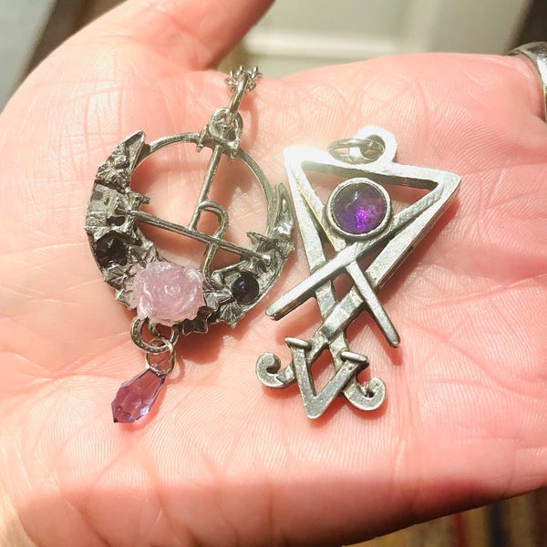 Divination Board With Moth, Flowers and Lilith the Black Moon Symbol ...