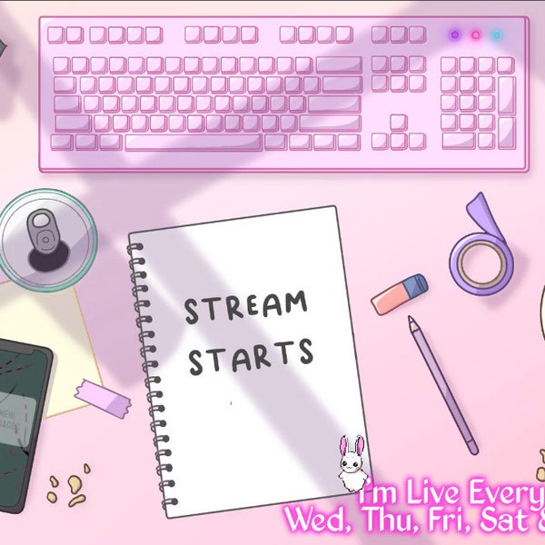 ANIMATED Stream Overlays | Lo-fi Aesthetic Vibes | Purple Overlay ...